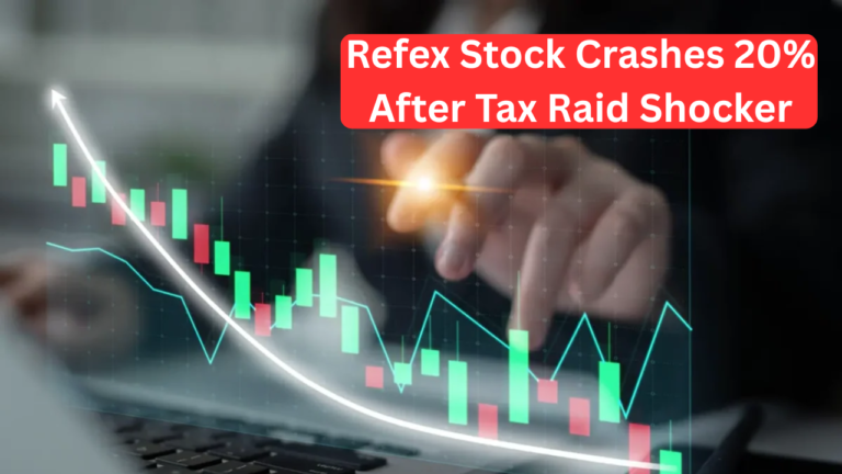 Refex Stock Crashes 20% After Tax Raid Shocker - SHCC ORG